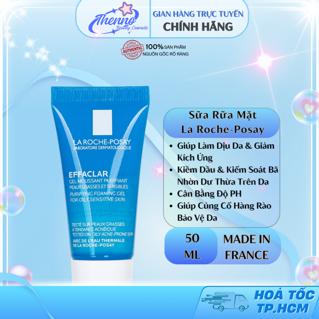 (Mini Size) Sữa Rửa Mặt La Roche Posay Dạng Gel Giảm Mụn, Kiềm Dầu ...