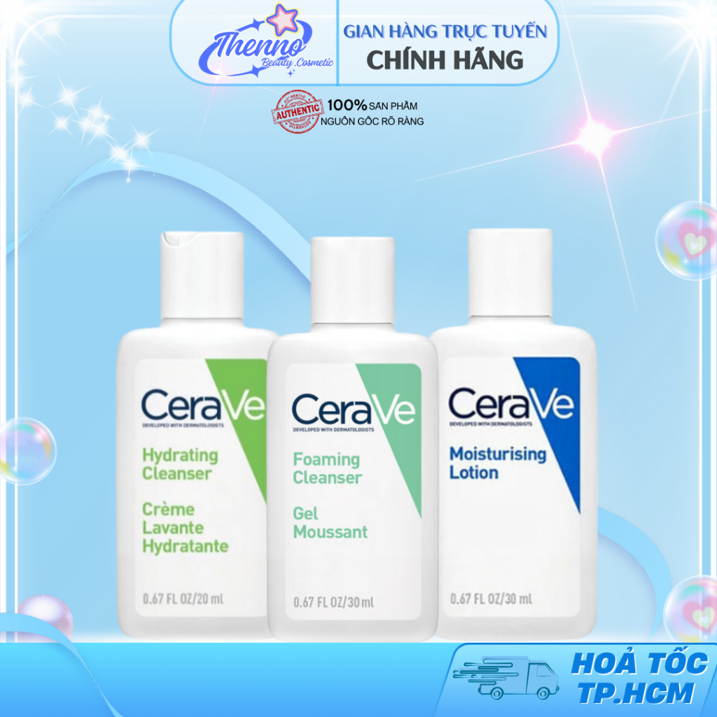 [Mini Size] Sữa Rửa Mặt CeraVe Sạch Sâu Cho Da Thường Đến Da Dầu 30ml ...