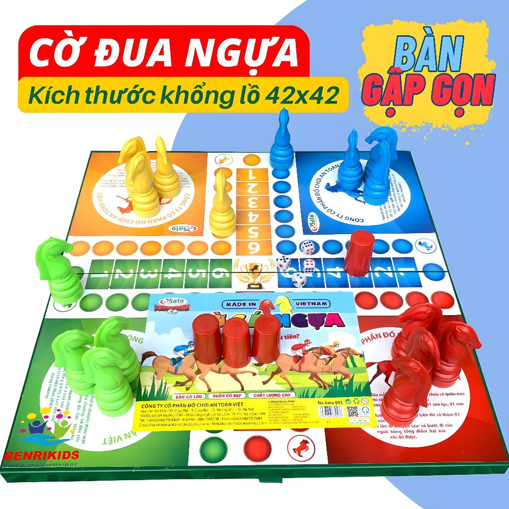 Bộ Cờ Cá Ngựa Cho Bé Tuổi Thơ Việt Nam Size Đại 42x42 Cm, Đồ Chơi Cờ ...