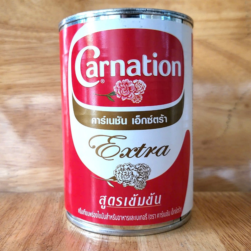 [Lon EXTRA 385g] KEM LỎNG CARNATION PHA CHẾ, NẤU ĂN [THAILAND] NESTLE Extra Evaporated Filled ...