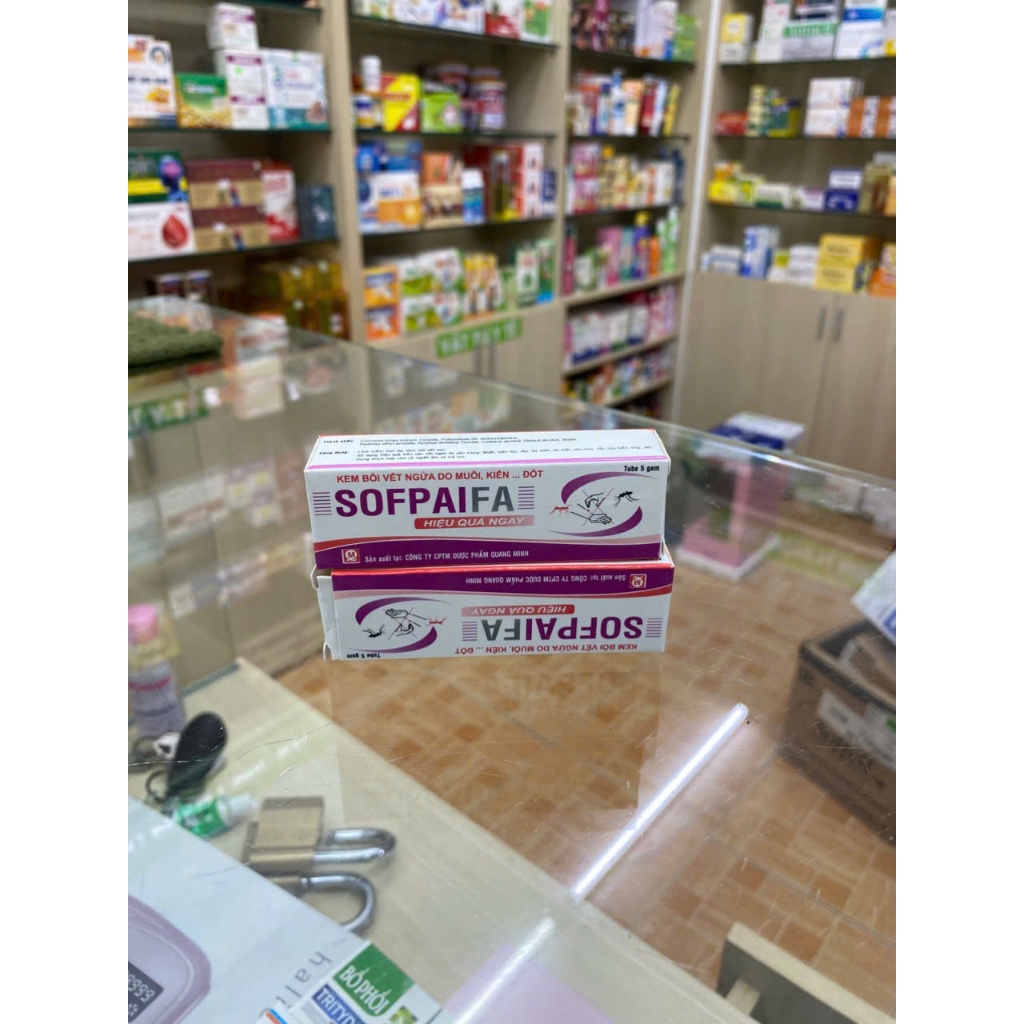 Kem bôi SOFPAIFA dịu vết thương do muỗi, kiến, ong, côn trùng cắn ...