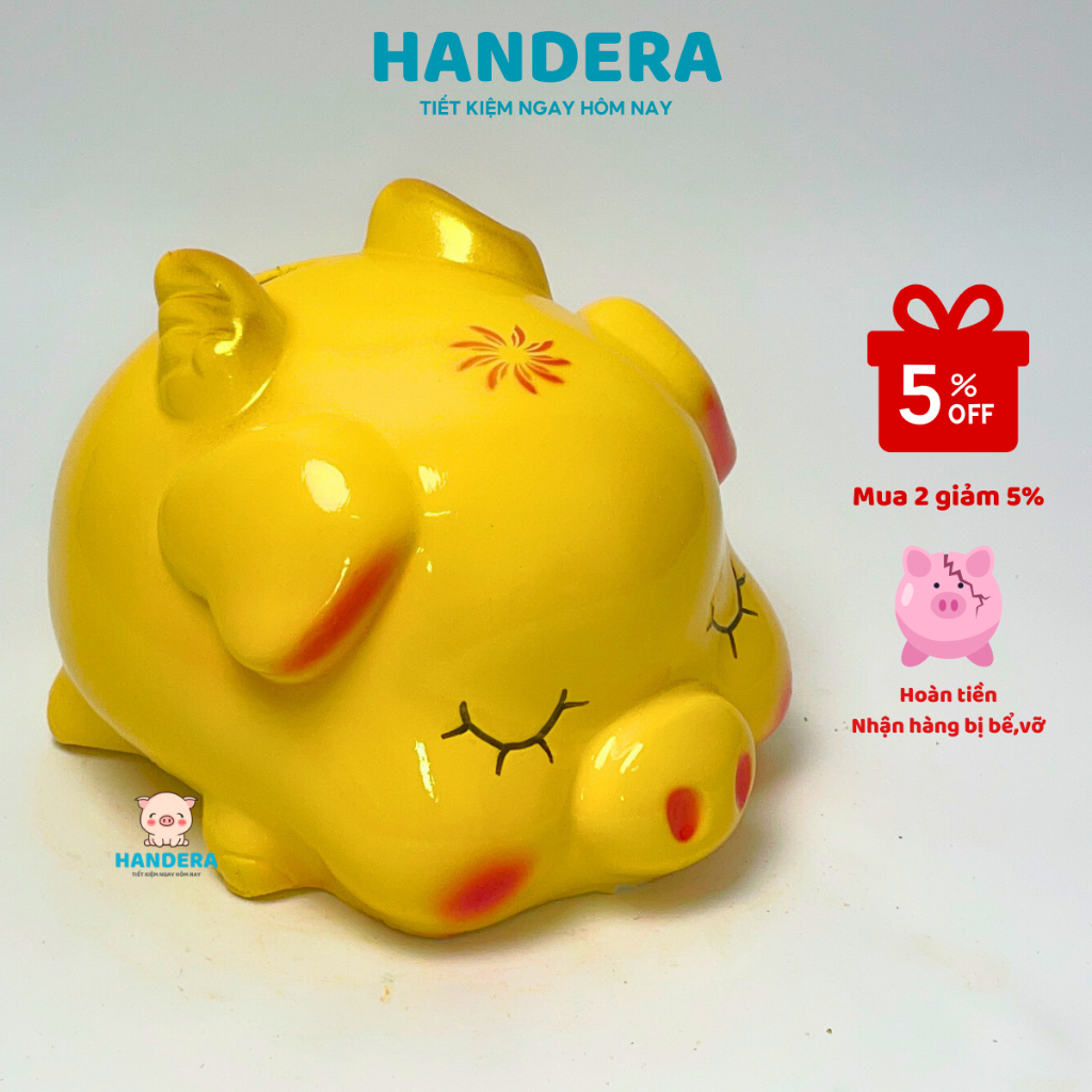 Heo đất ống tiết kiệm tiền lỗ ngang cánh tiên thiền thần cute đáng yêu ...