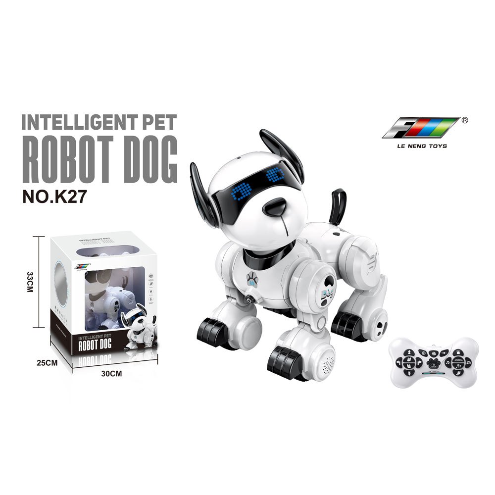 Robot Chó Thông Minh BT-K27 - Điều Khiển Từ Xa, Đèn LED, Phát Nhạc ...