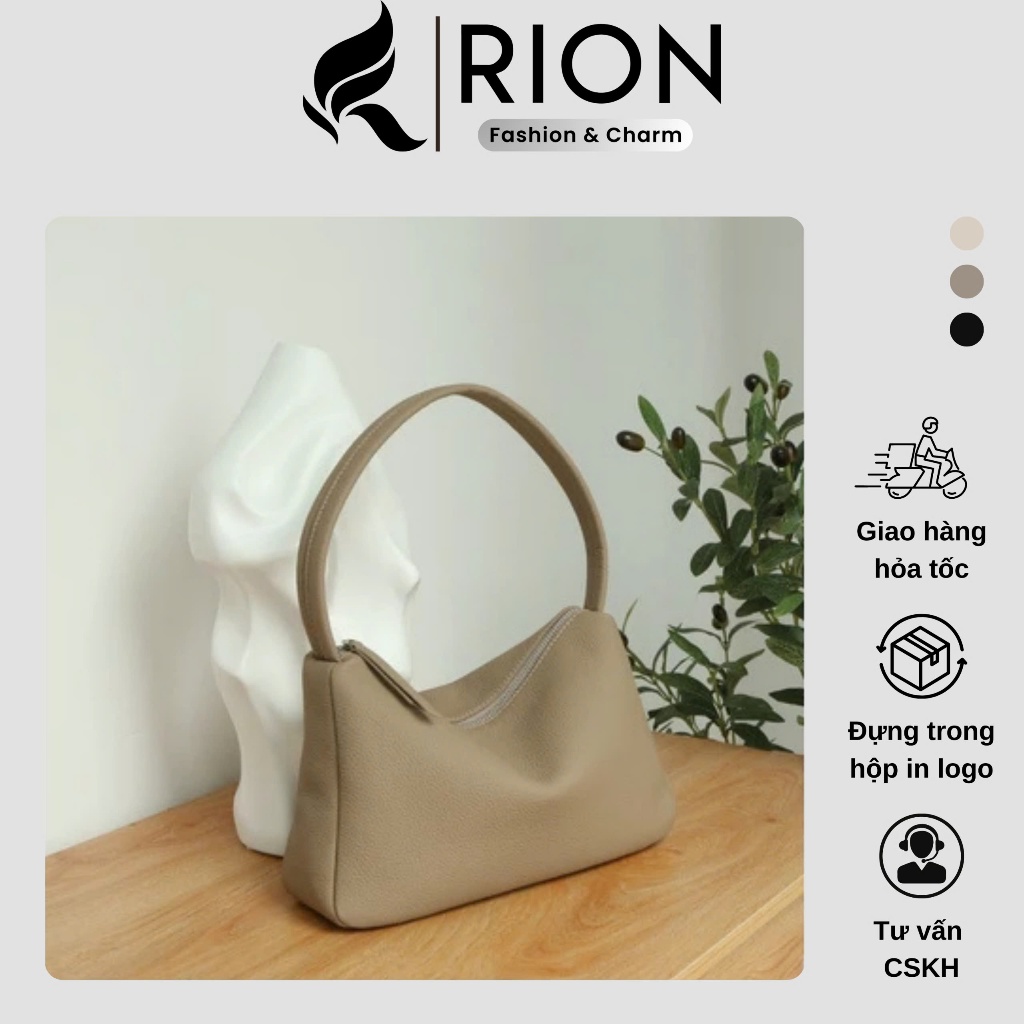 Túi Nữ Đeo Vai RION Da Mềm Đàn Hồi Cao Tặng Kèm Dây Đeo Chéo DG27 | Shopee Việt Nam