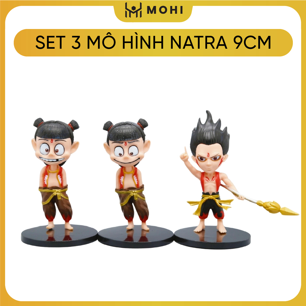 Set 3 mô hình Natra dáng đứng - Cao 9-9.5cm - Nặng 150gram - Figure ...