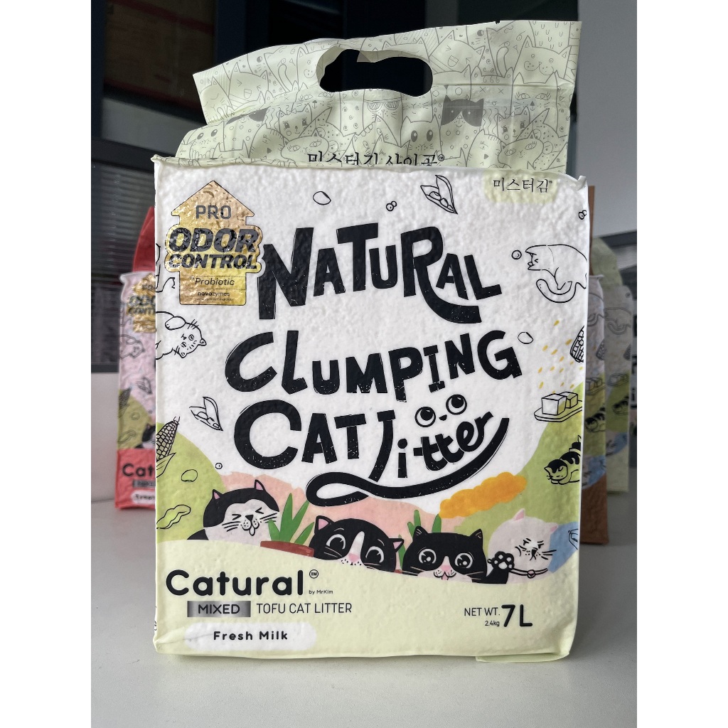 Cát Sắn Kleen Cat Vệ Sinh Cho Mèo, Cát Mèo Sắn Organic Cao Cấp Siêu Vón ...