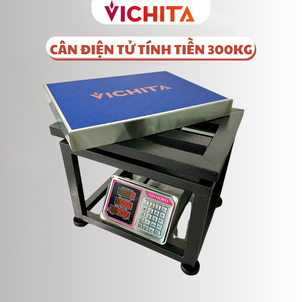 [CHÍNH HÃNG VICHITA] Cân Điện Tử Ghế Ngồi 300kg CAO CẤP - Giao diện tiếng việt thân thiện, khung ...
