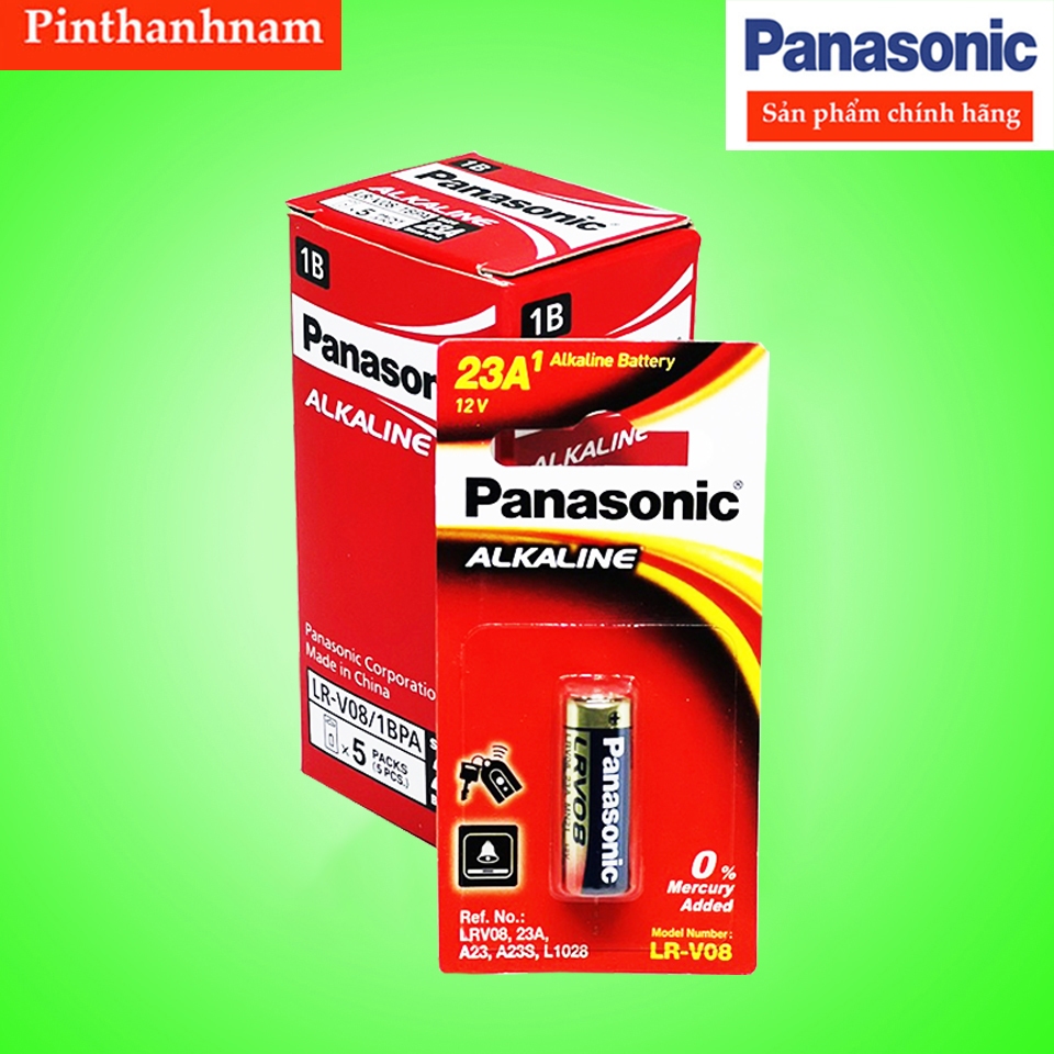 Pin A23 Panasonic Cao Cấp Vỉ 1 Viên Thay Pin Cửa Cuốn Chính Hãng ...