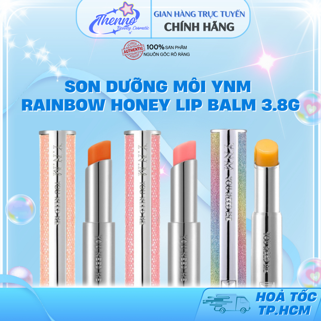 Son Dưỡng Môi YNM Rainbow Honey Lip Balm /Gloss Balm 3.8ml Hàn Quốc ...
