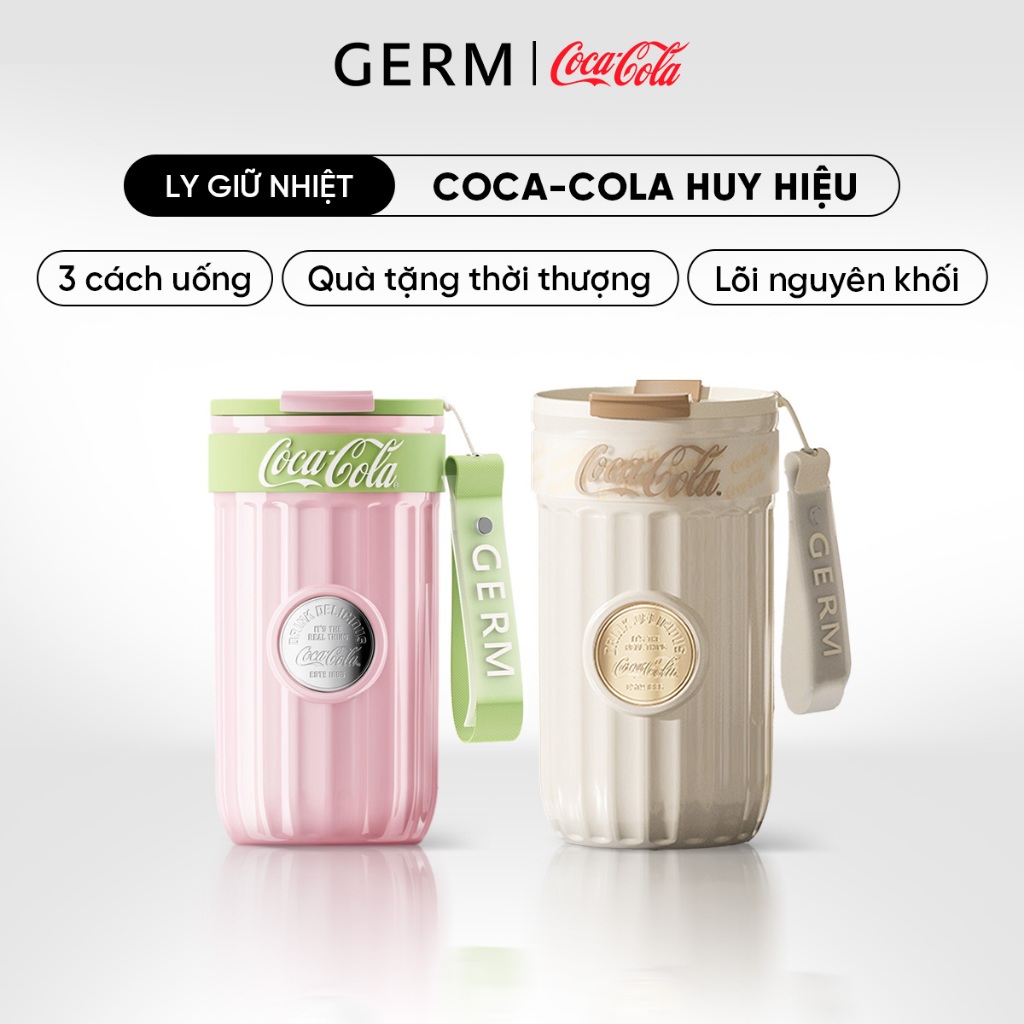 Ly Giữ Nhiệt GERM Huy Hiệu Coca-Cola 500ml - Inox 316 - Thích Hợp Làm ...