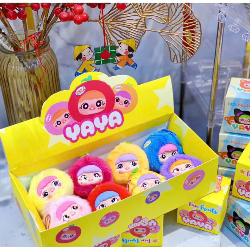 [CHÍNH HÃNG] Blind box yaya thú v1 mini, hộp mù yaya siêu thơm có móc ...