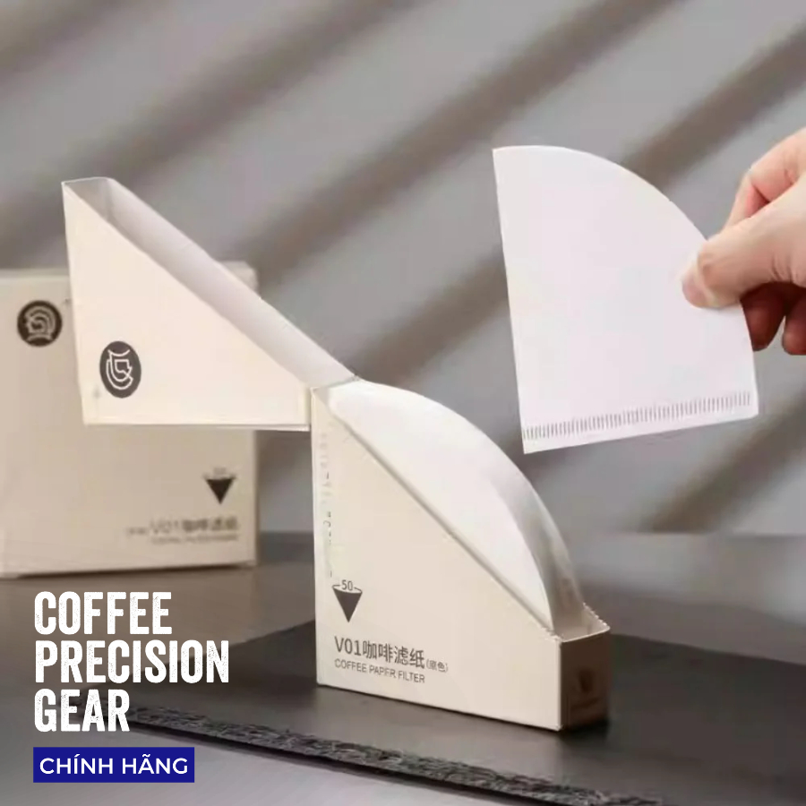 Giấy Lọc Cà Phê V60 Hộp 100 Cái - Màu Trắng V01 Paper Filter-Unbleached ...