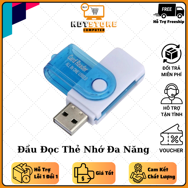 Đầu Đọc Thẻ Nhớ Đa Năng - SD, MMC, TF, M2, micro SD, mini SD | Shopee ...