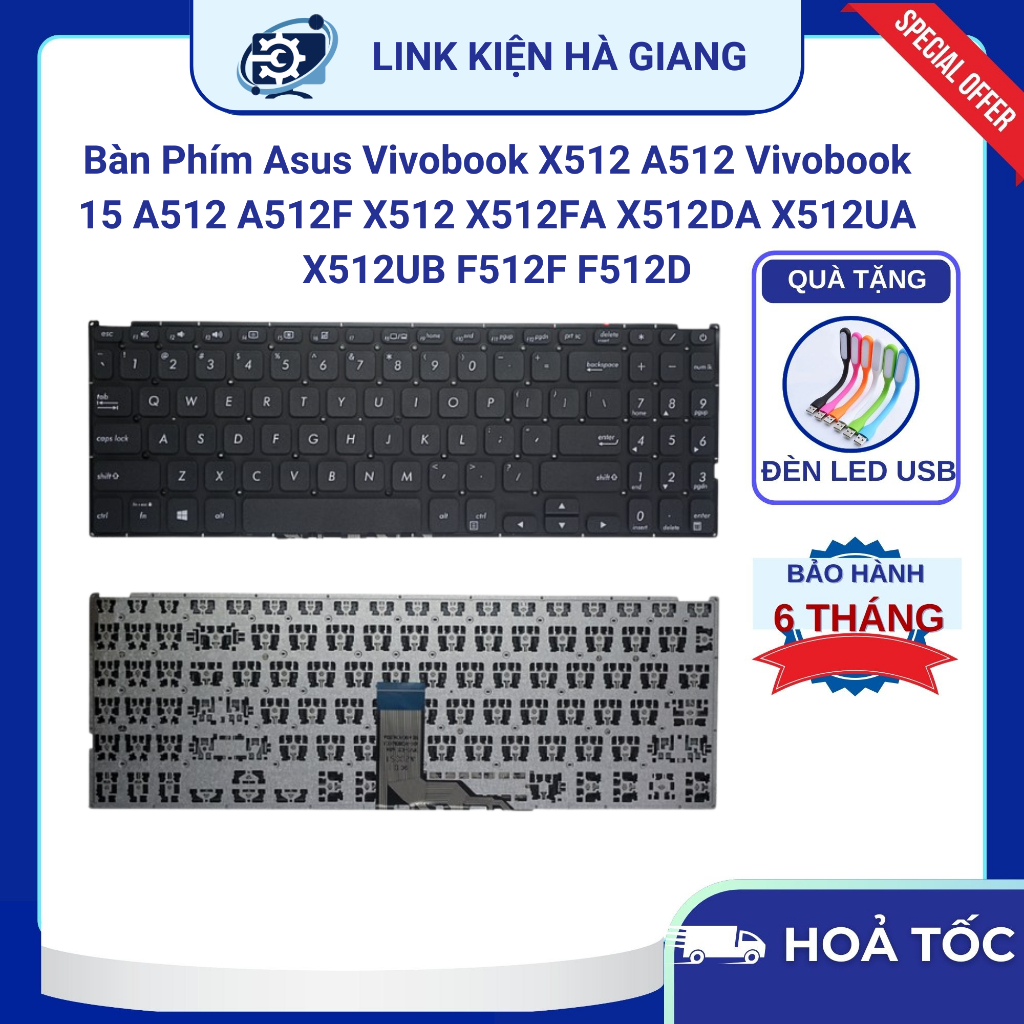 Bàn Phím Asus Vivobook X512 A512 Vivobook 15 A512 A512F X512 X512FA ...