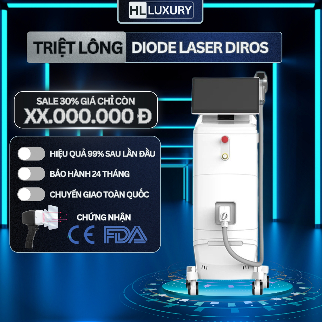 MÁY TRIỆT LÔNG DIODE LASER | DIODE LASER TRIỆT LÔNG DÙNG TRONG SPA ...