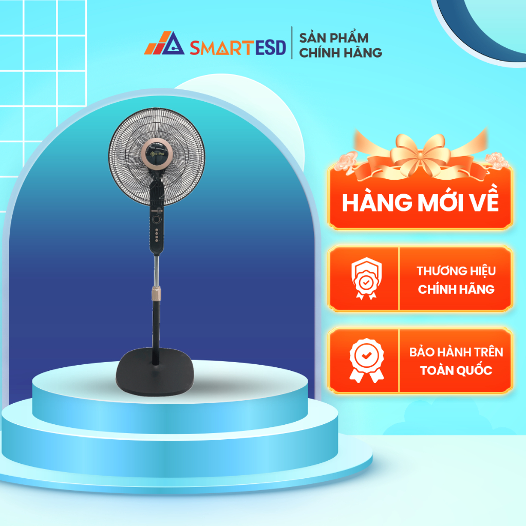 Quạt đứng E-Pro VEP-SF40-D5T, kết cấu 6 cánh thổi mát diện rộng - Bảo ...