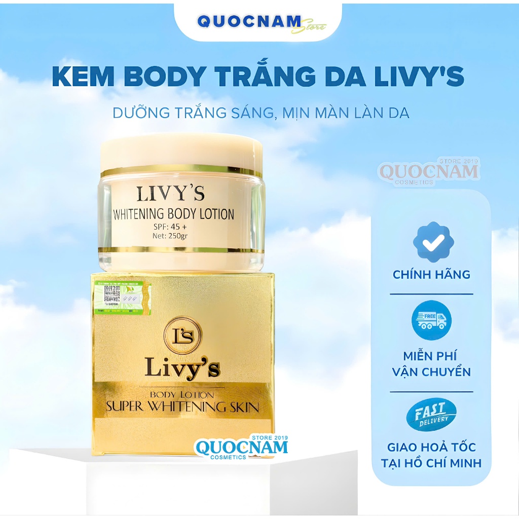 Kem Body Livy 250gr ( chính hãng) | Shopee Việt Nam