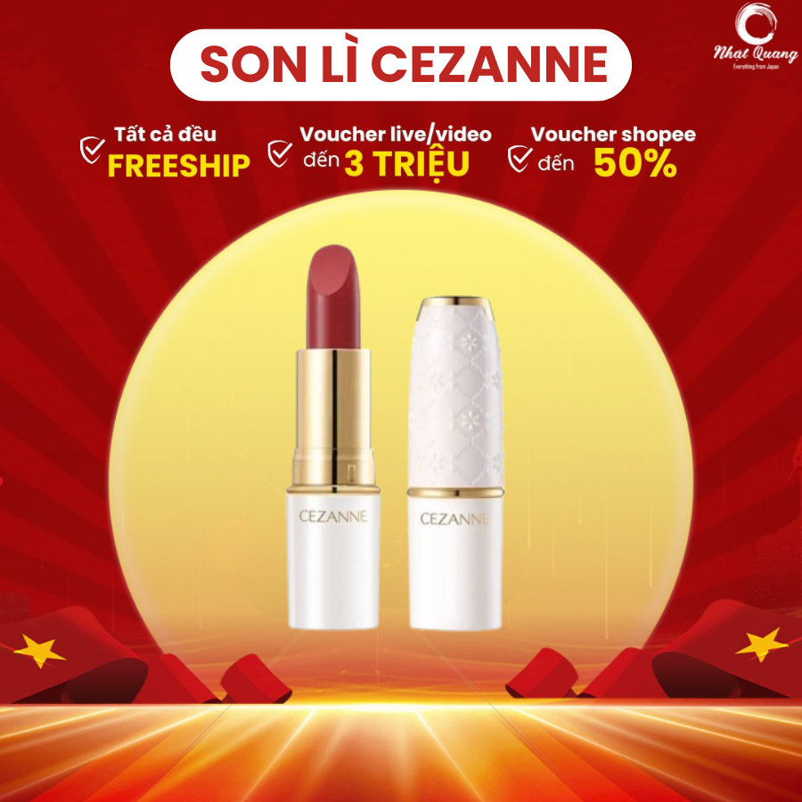 Son lì Cezanne Lasting Lip Color N Nhật bản 3.9g | Shopee Việt Nam