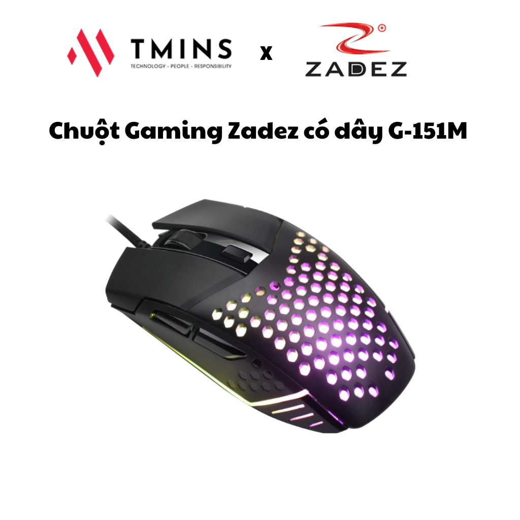 Chuột Gaming Zadez có dây G-151M | Shopee Việt Nam