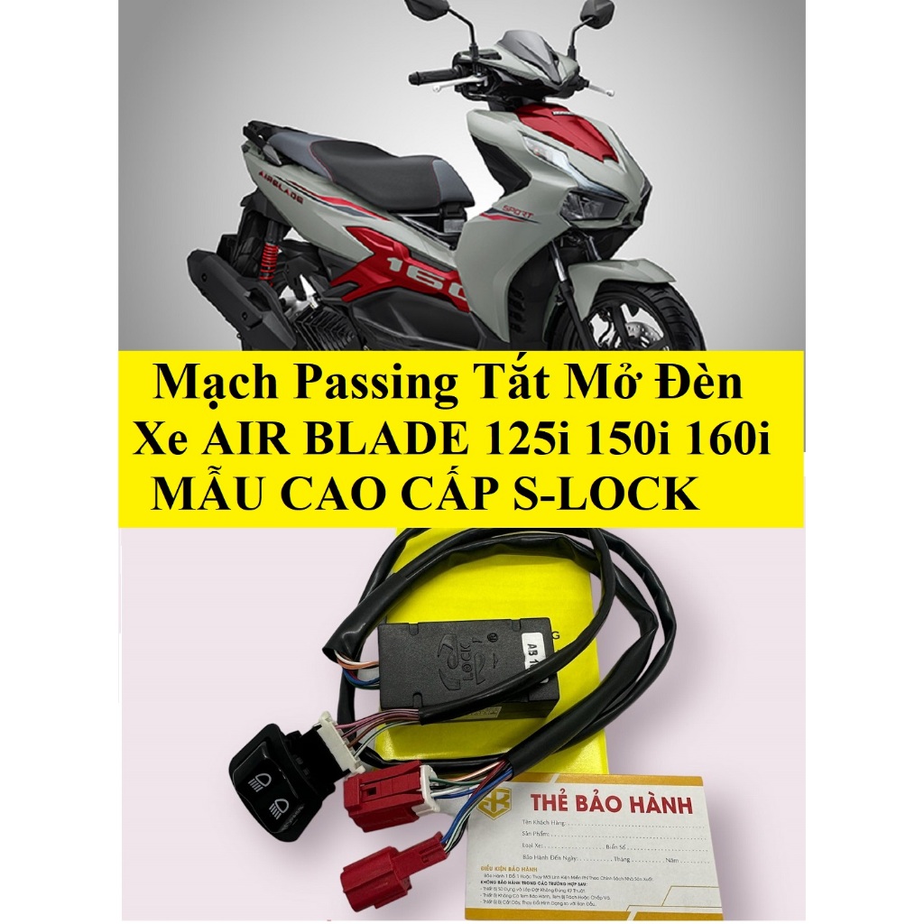 Mạch tắt đèn xe Airblade ( AB ) 125i 150i 160i Thương hiệu S-Lock Cao ...