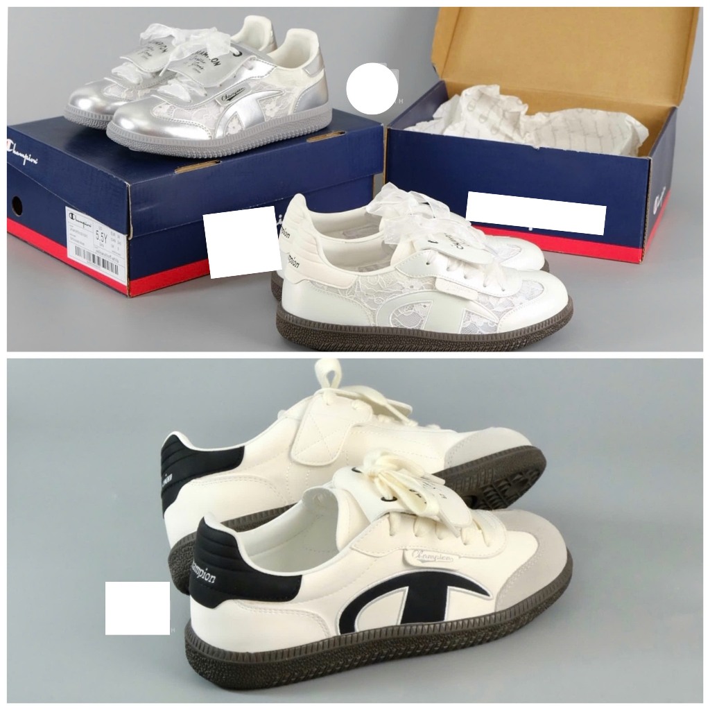 [ CHÍNH HÃNG ] CHAMPION ESSENTIALS CHAMP T-TRAINER CREAM BLACK /SLIVER ...