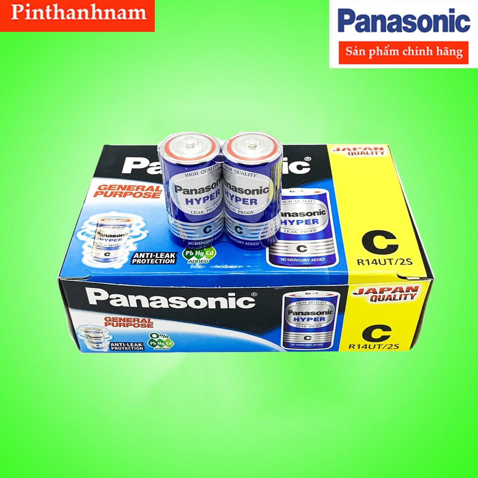 Hộp 24 Viên Pin Trung C Panasonic Hyper R14UT/2S Chính Hãng | Shopee ...