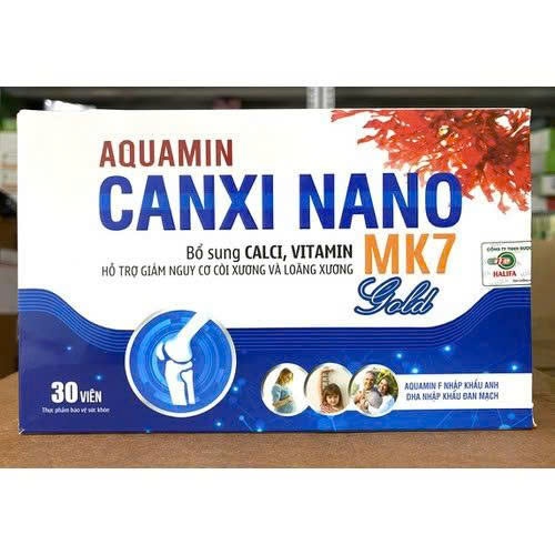 Viên uống Canxi nano D3 AQUAMIN CANXI NANO MK7 GOLD – Aquamin F | Shopee Việt Nam