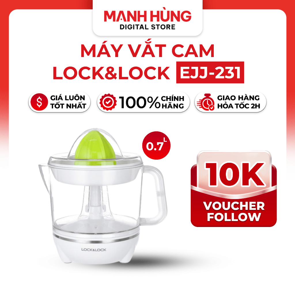 Máy Vắt Cam Lock&Lock EJJ231 - EJJ236BLK Công Suất 40W - Dung Tích ...