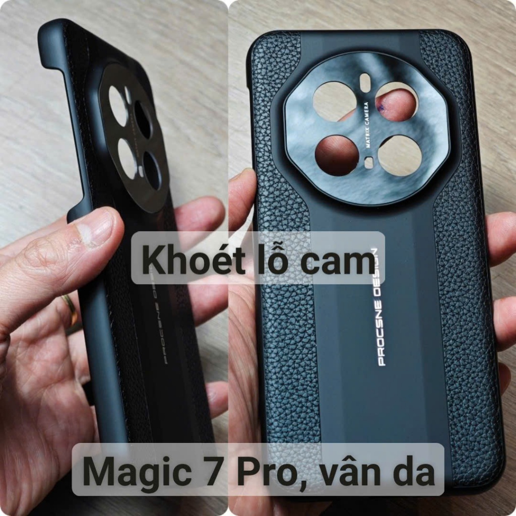 [Vân Da] Ốp lưng PC Porsche Design Huawei P60 Pro Pura 70 Ultra Magic 6 ...