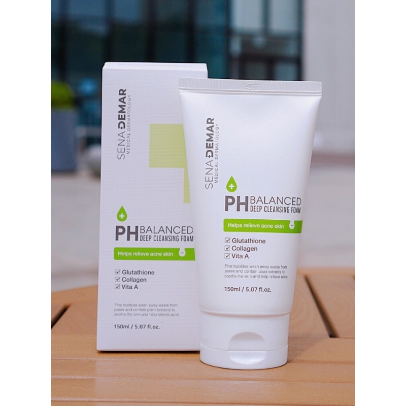 Sữa rửa mặt Sena Derma PH Balanced Deep Cleansing Foam 150g | Shopee ...