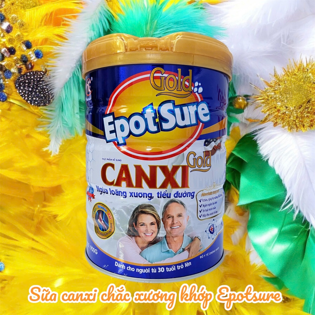 Sữa Epot sure Canxi Gold 900g ít béo, bổ sung canxi giúp xương chắc khỏe (hsd 2027) - Epotsure ...