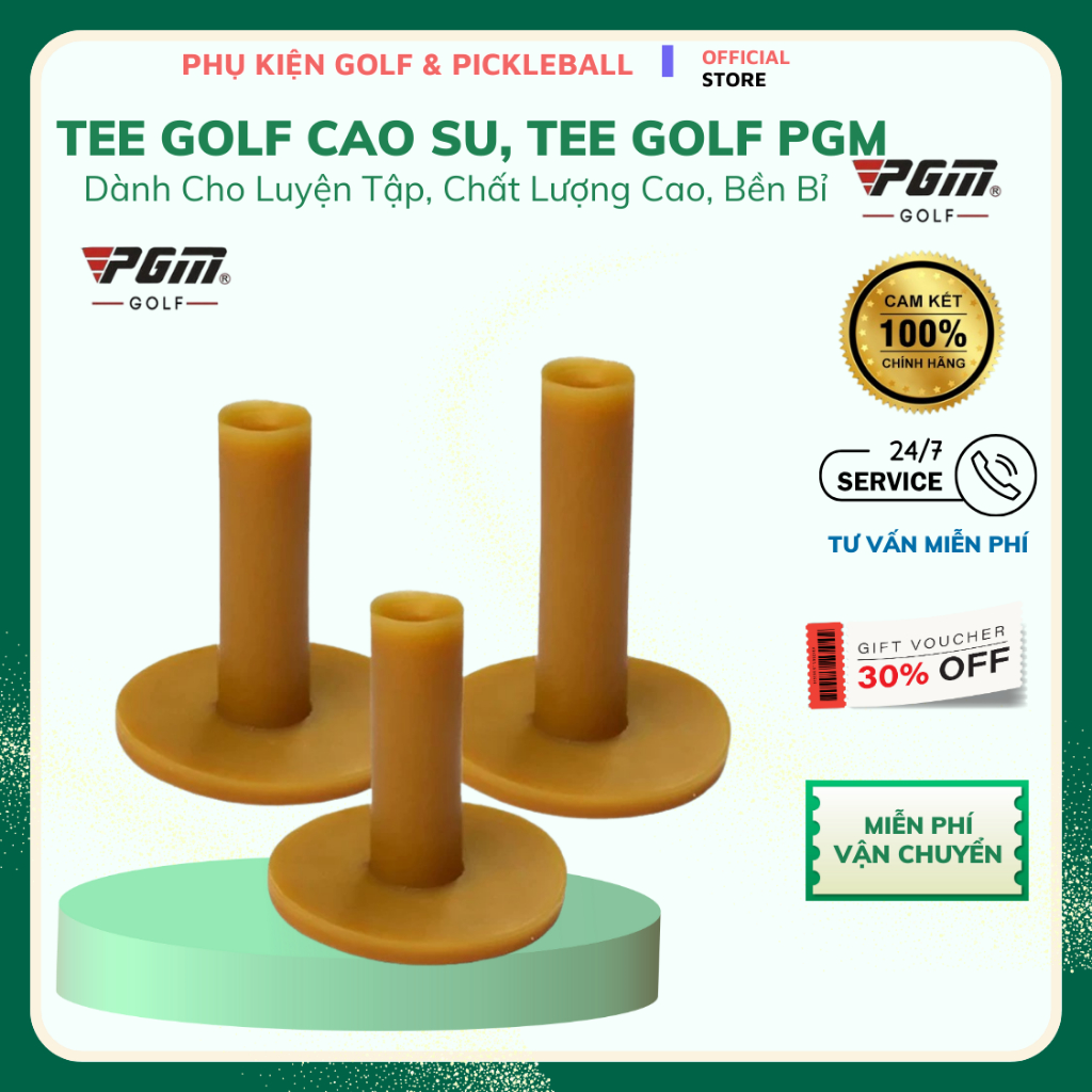 Tee Golf Cao Su, Tee Golf PGM Dành Cho Luyện Tập, Chất Lượng Cao, Bền Bỉ | Shopee Việt Nam