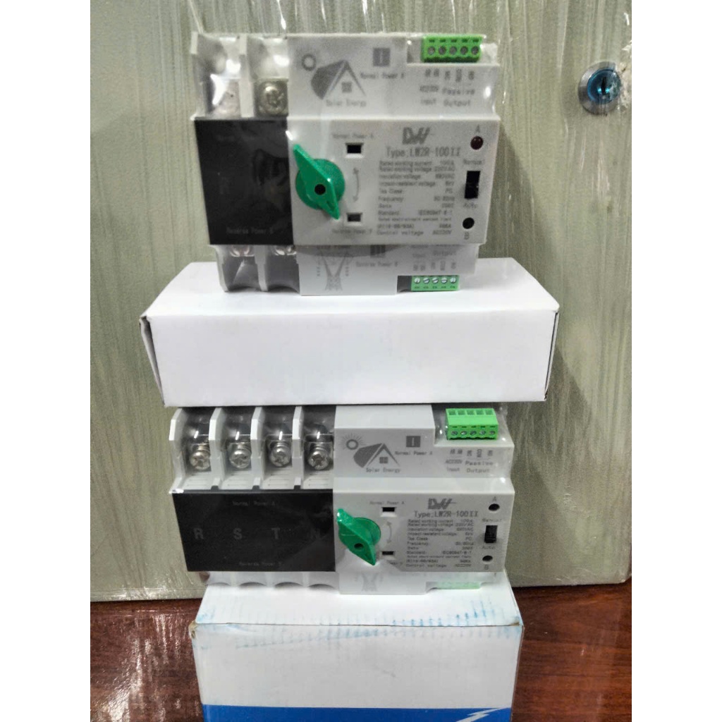 Bộ chuyển nguồn tự động 1 pha và 3 pha ATS 100A LW không làm reset ...