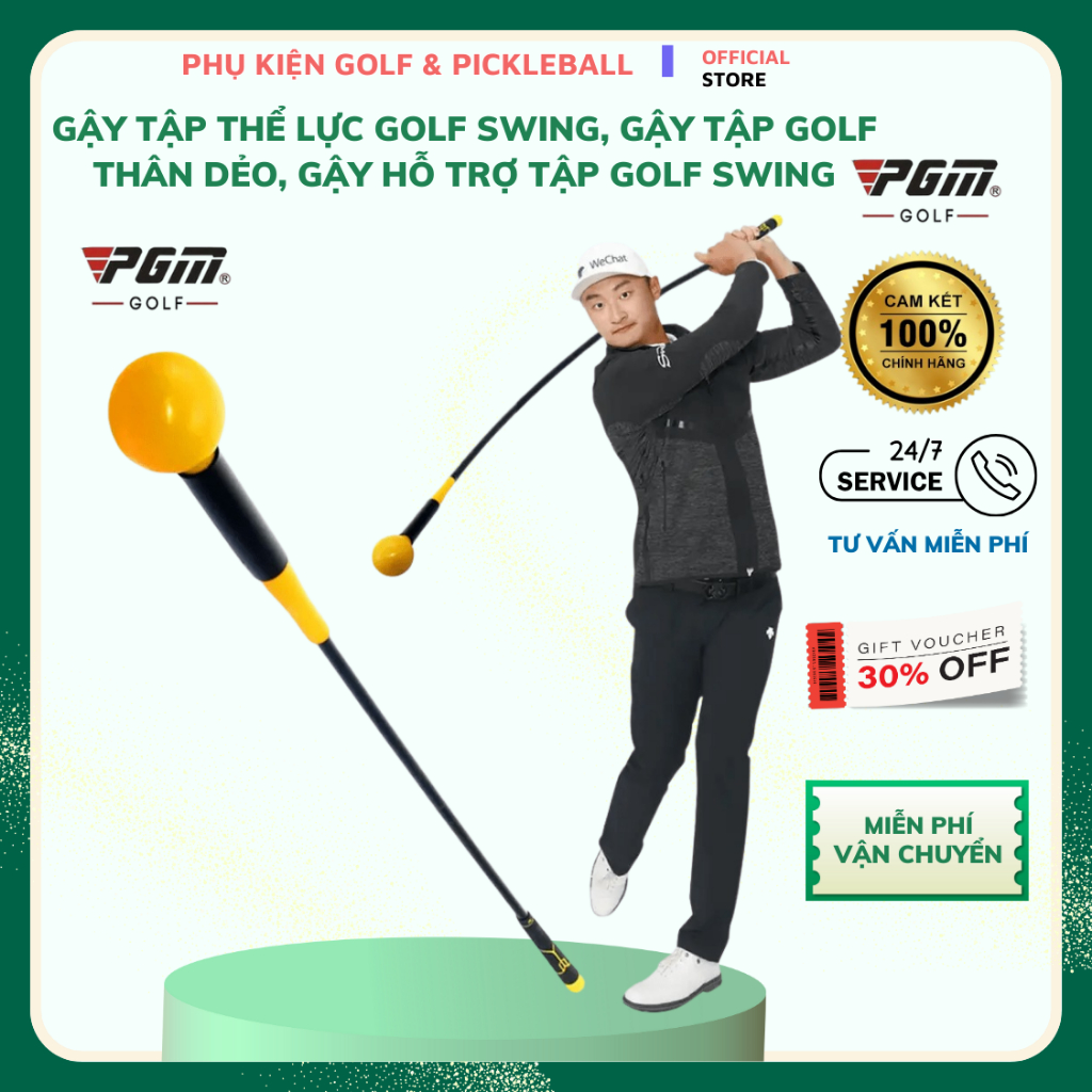 GẬY TẬP SWING GOLF PGM HGB011 – DỤNG CỤ LÝ TƯỞNG CHO GOLFER- GẬY TẬP THỂ LỰC GOLF | Shopee Việt Nam