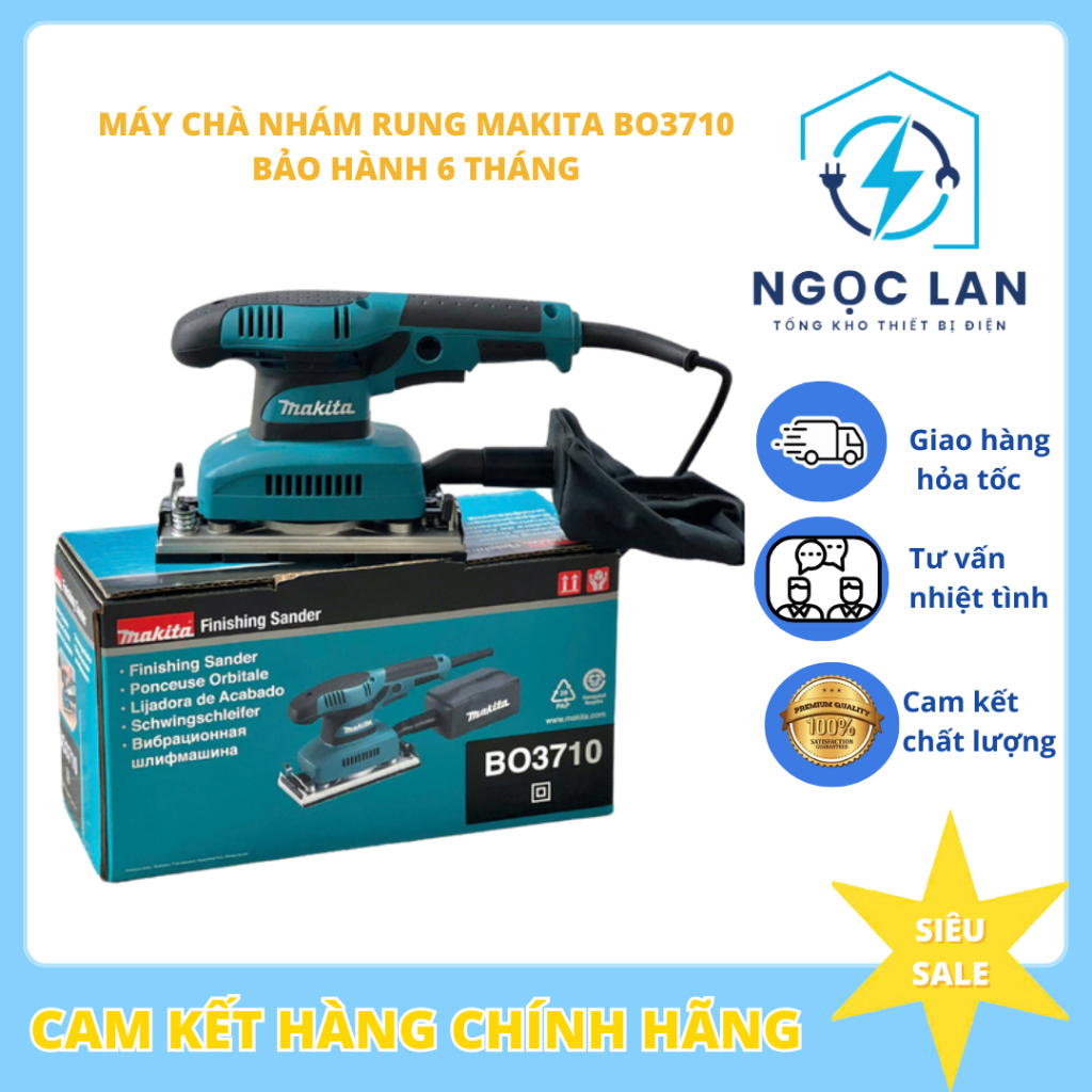 Máy chà nhám rung Makita BO 3710 - HÀNG CHÍNH HÃNG - BẢO HÀNH 6 THÁNG | Shopee Việt Nam