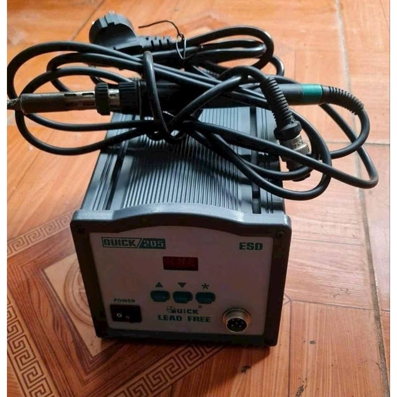 Trạm hàn, máy hàn cao tần Quick 205 - 150W hàng chính hãng đã qua sử dụng | Shopee Việt Nam