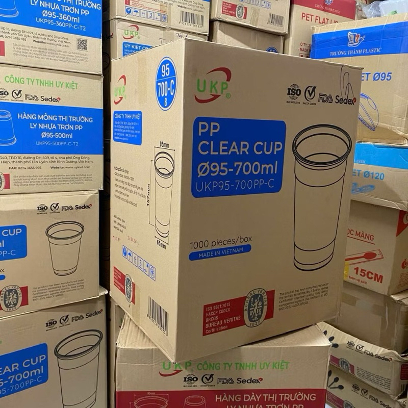 Sỉ nguyên thùng 1000ly UKP chịu nhiệt (360ml/500ml/700ml/1000ml) | Shopee Việt Nam