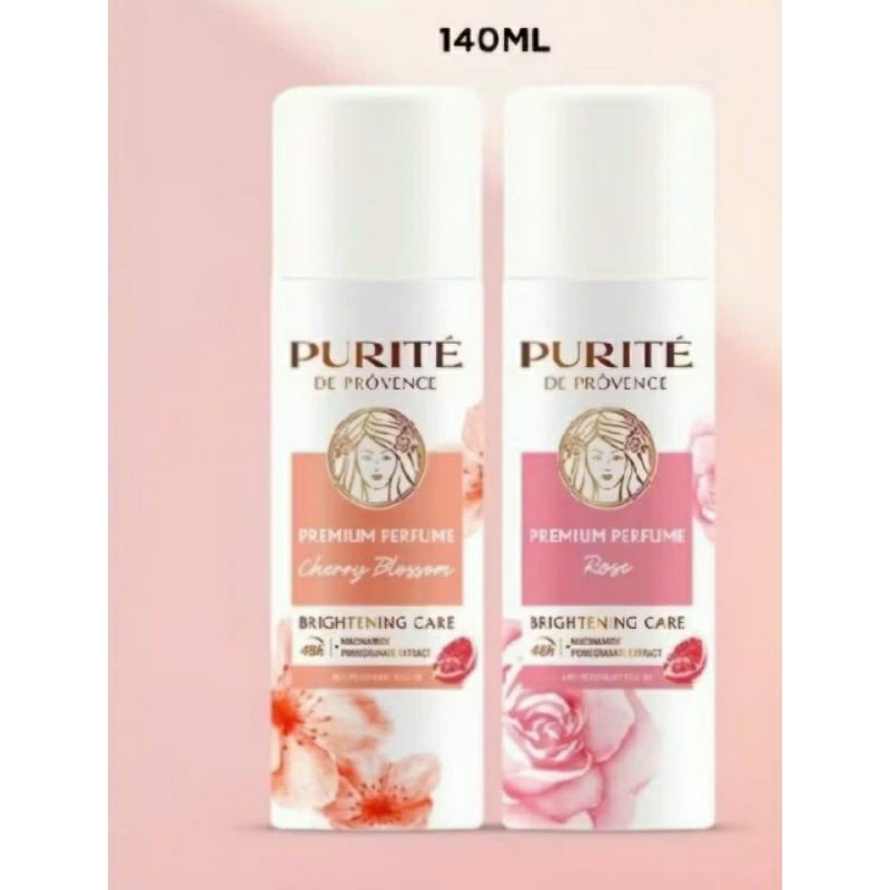 Xịt toàn thân Purite Anh Đào, Hoa Hồng 140ml. | Shopee Việt Nam