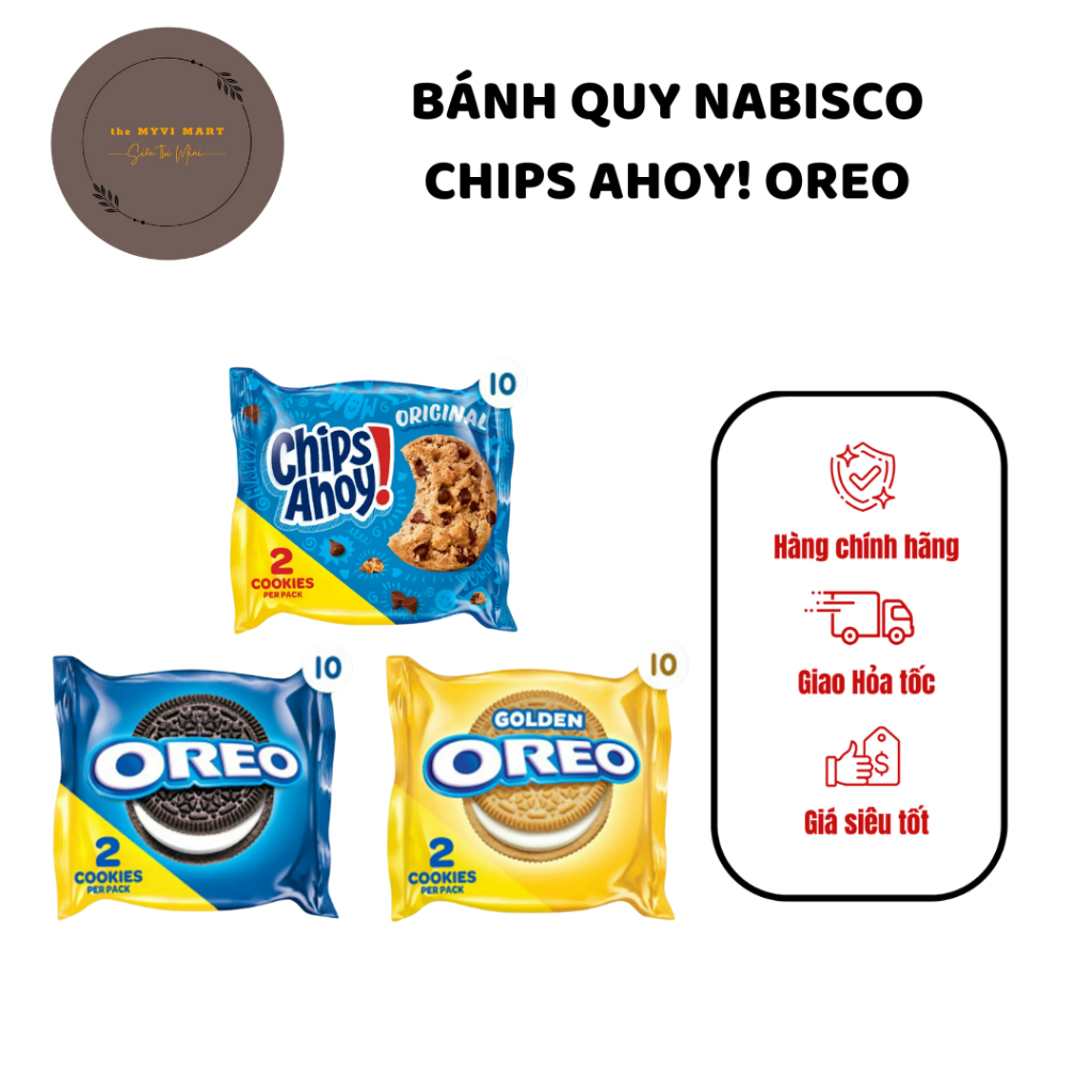 [CẬN DATE] Bánh Quy Nabisco (Chips Ahoy!, Oreo, Golden Oreo, Oreo ...