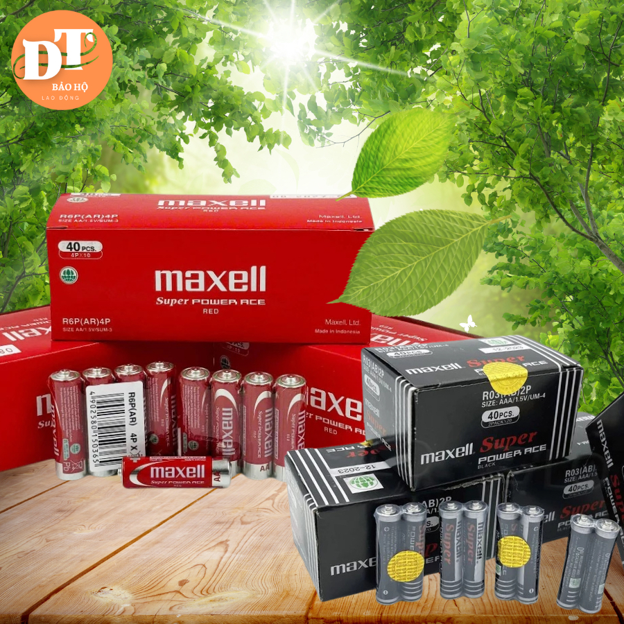 Combo 2/3vỉ Pin Maxell 3A Đen / Maxell 2A Đỏ - Hàng Nhập Khẩu Chính ...