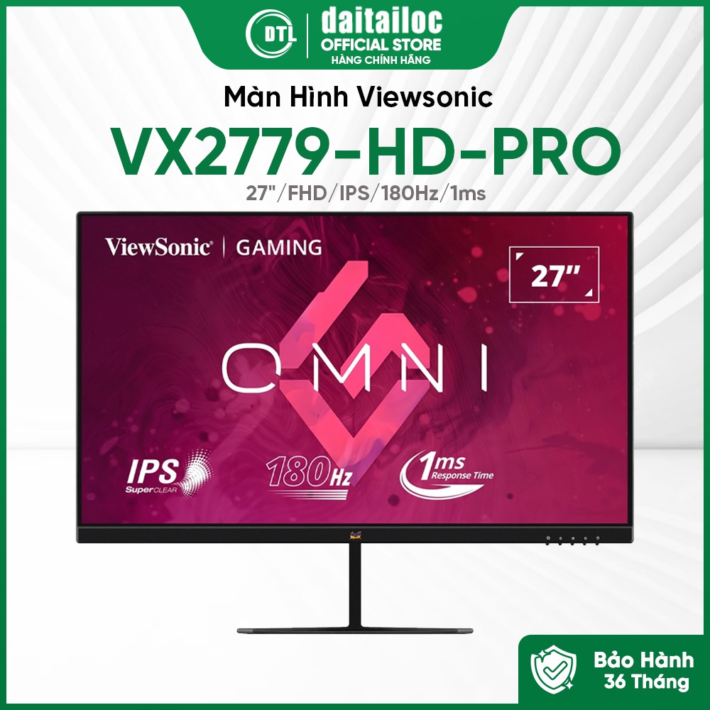 Màn hình Viewsonic VX2779-HD-PRO 27"/FHD/IPS/180Hz/1ms Hàng Chính Hãng | Shopee Việt Nam