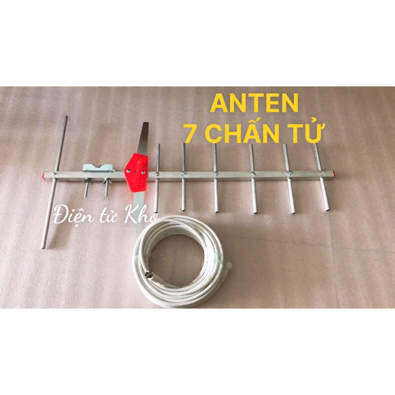 Anten ( 7 CHẤN TỬ) dành cho tivi tích hợp đầu thu Mặt Đất DVB T2 ...