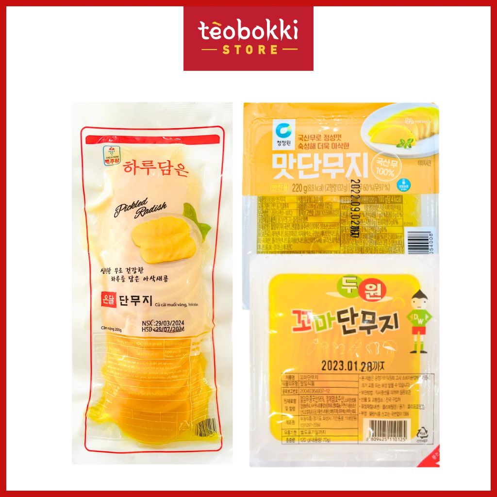 [SHIP HCM] Củ cải muối vàng cắt lát hộp 120g, 220g | Shopee Việt Nam