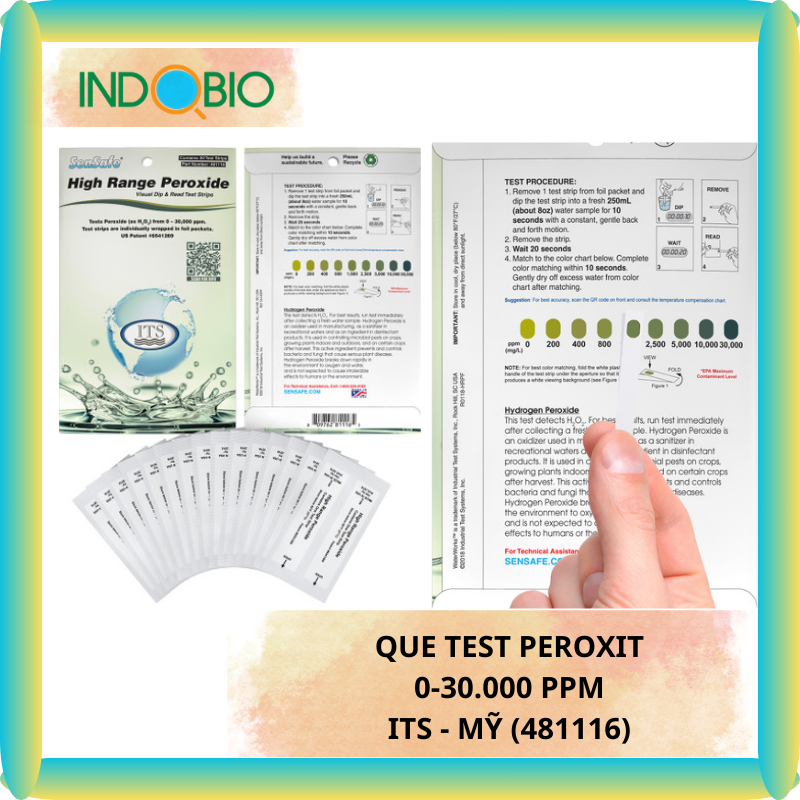 [CHÍNH HÃNG] TEST PEROXIDE THANG CAO 0-30.000 PPM 481116 [KÈM CoA ...