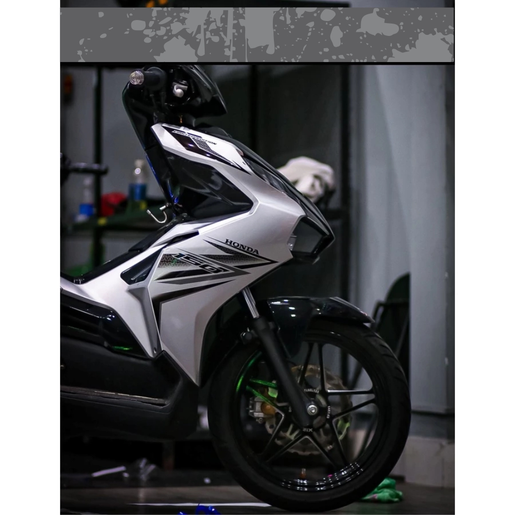 Tem rời AirBlade AB 150 2020 xe bạc mẫu sọc xám đen đơn giản | Shopee ...