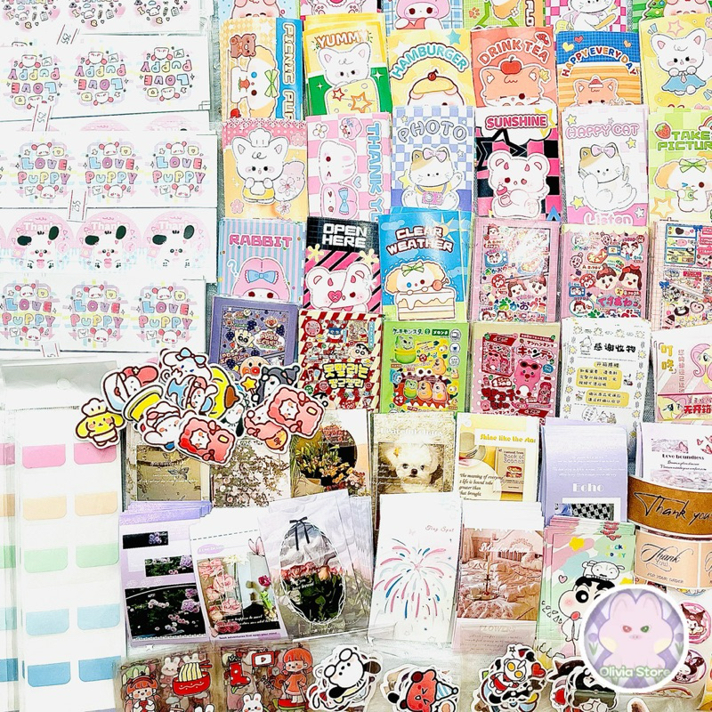 [NON-KPOP] Tổng hợp sticker xinh để gói hàng, decor, làm freebie quà ...