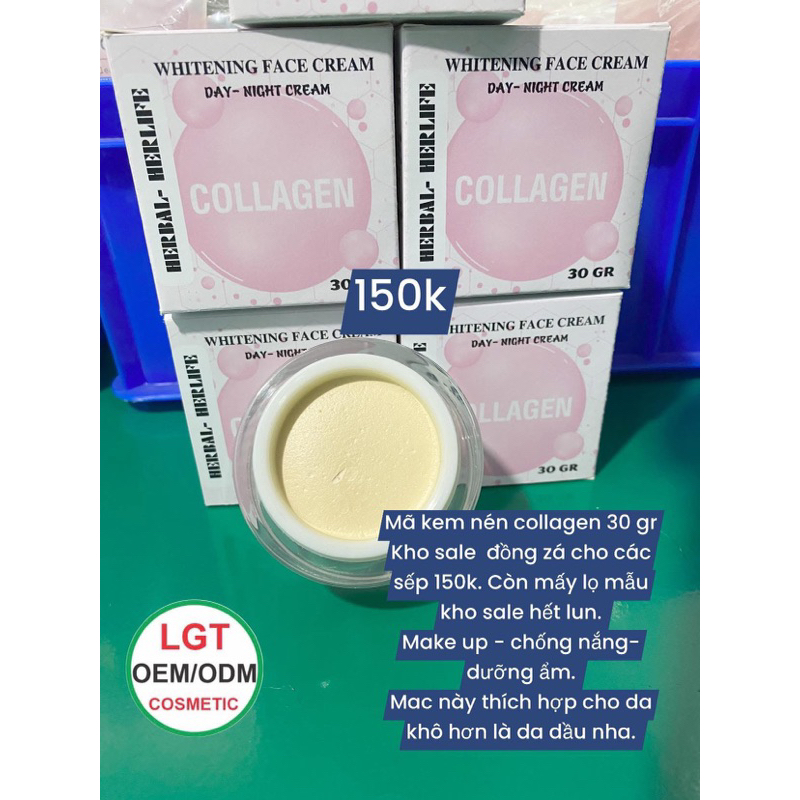 KEM FACE COLLAGEN CHO DA KHÔ 30 gr | Shopee Việt Nam