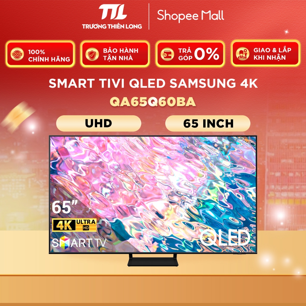 [Miễn Phí Lắp Đặt Để Bàn HCM] QA65Q60BA / QA65Q60DA - Smart Tivi QLED ...