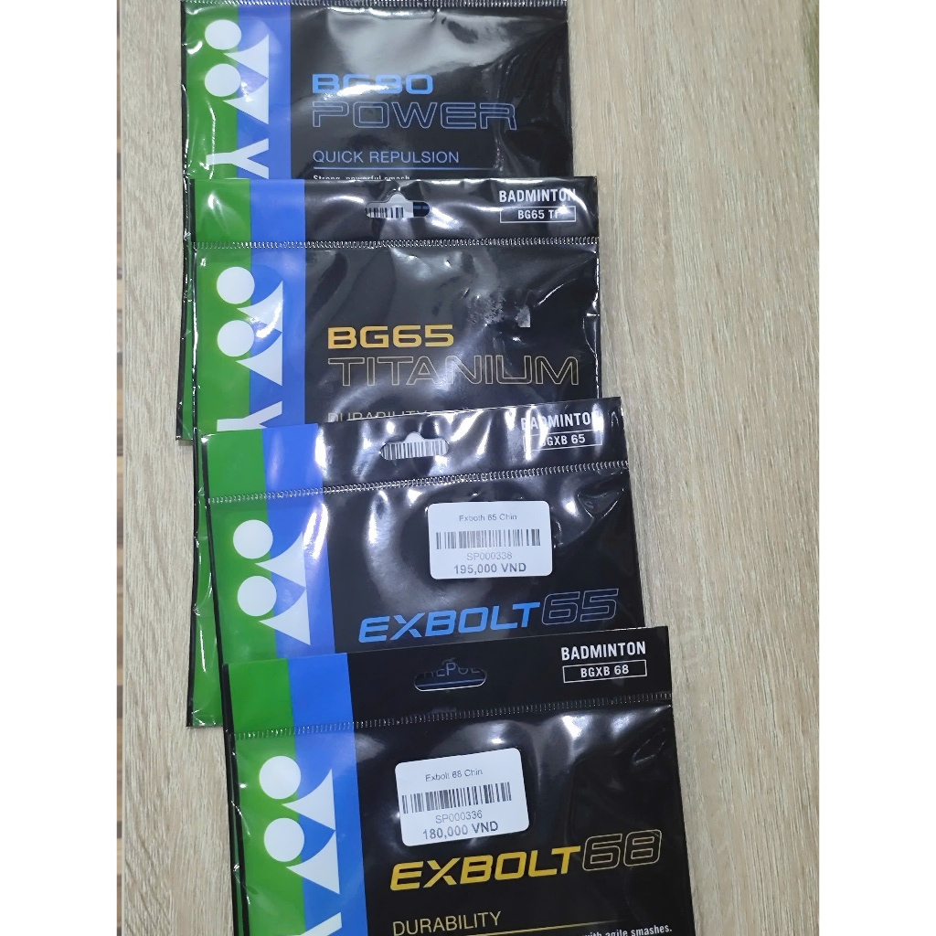 Cước đan yonex BG 65ti//66U/80P/Exbolt 65/68 - Hàng chính hãng | Shopee Việt Nam