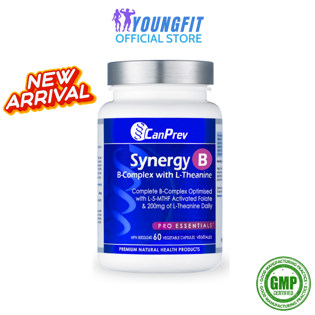 Viên Uống Synergy Vitamin B Complex CanPrev Canada Hỗ Trợ Sức Khỏe Phụ ...